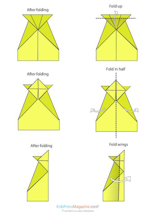 Paper Airplane Instructions Canard KidsPressMagazine