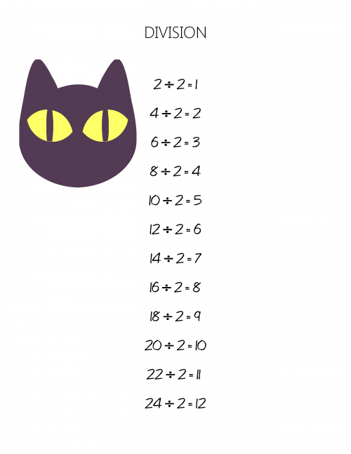 Division Facts Dividing By 2 KidsPressMagazine Division Facts Dividing By 2 KidsPressMagazine