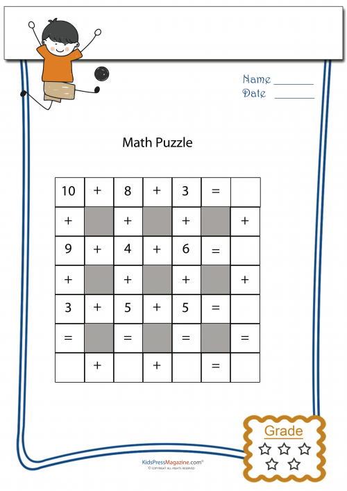 Math Puzzle 6 KidsPressMagazine Math Puzzle 6 KidsPressMagazine