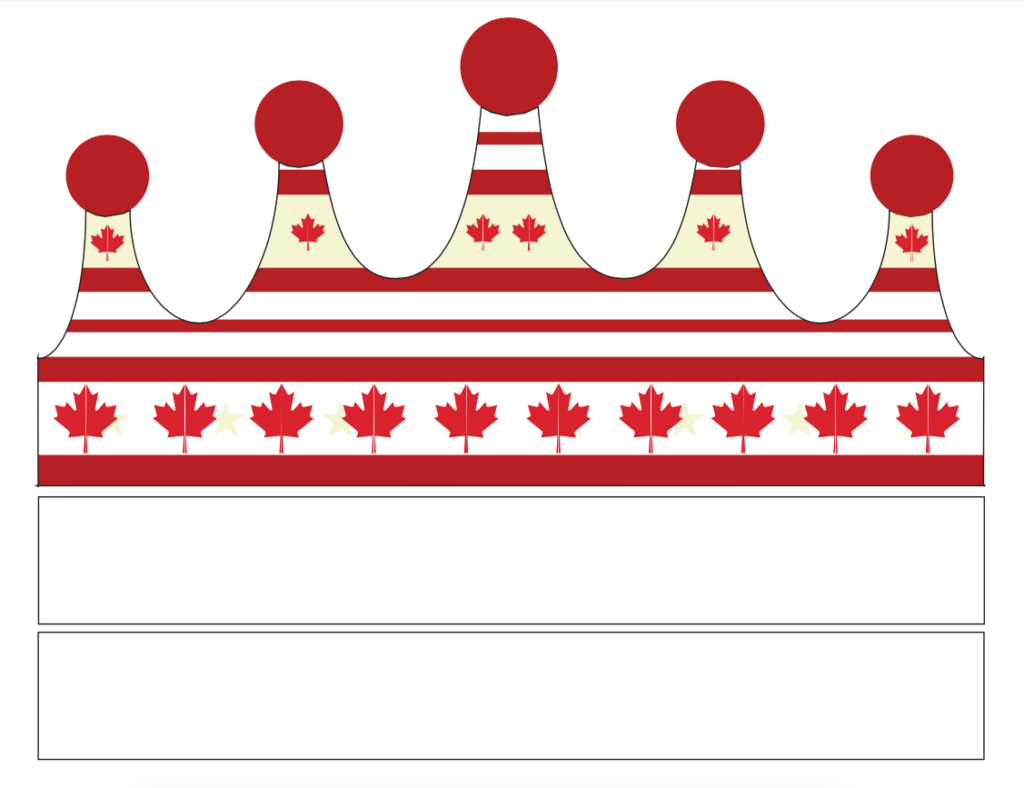 Canada Patriotic Party Crown - FREE - KidsPressMagazine.com